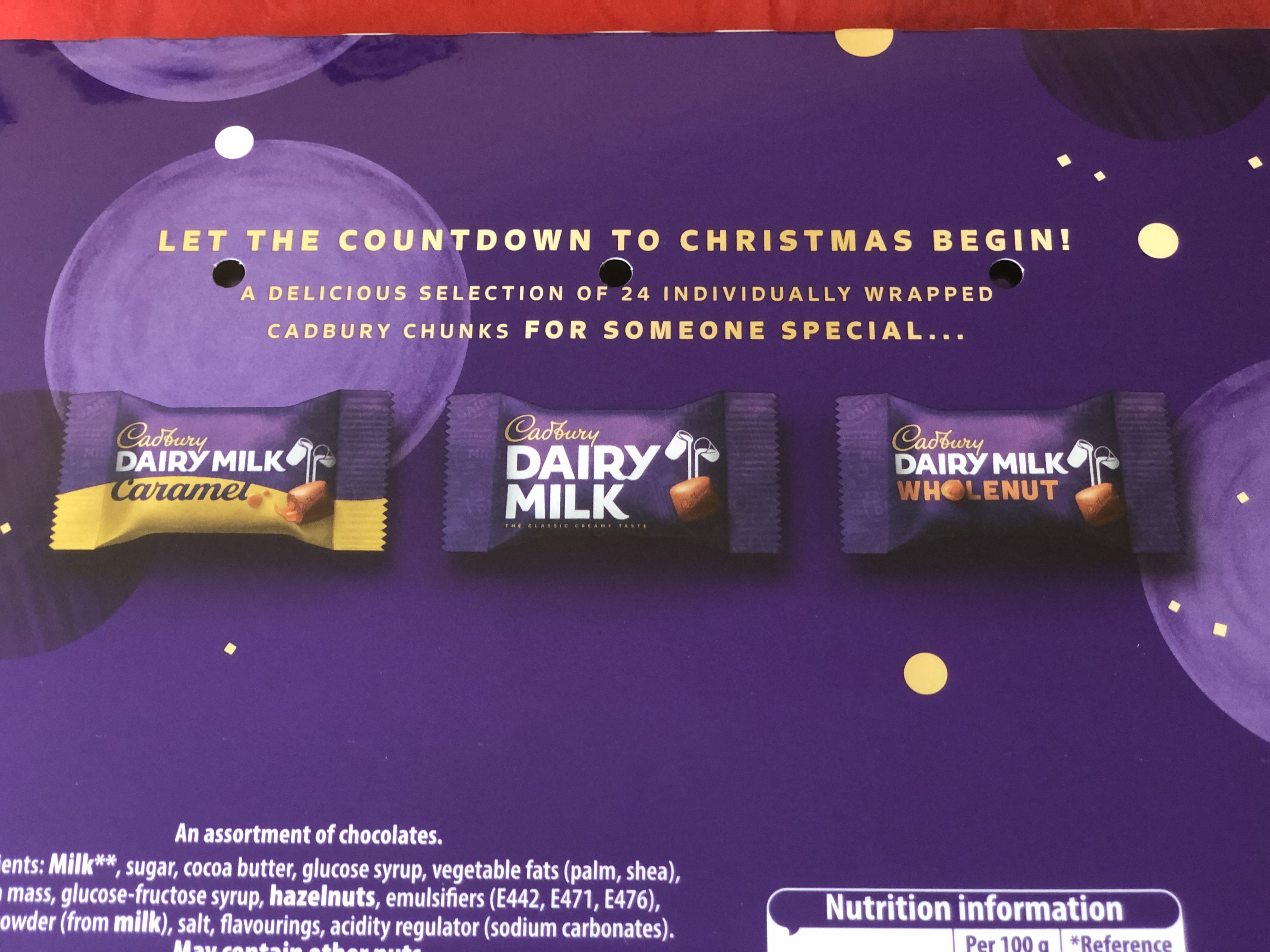 Cadbury Dairy Milk Advent Calendar for Someone Special – The Review Studio