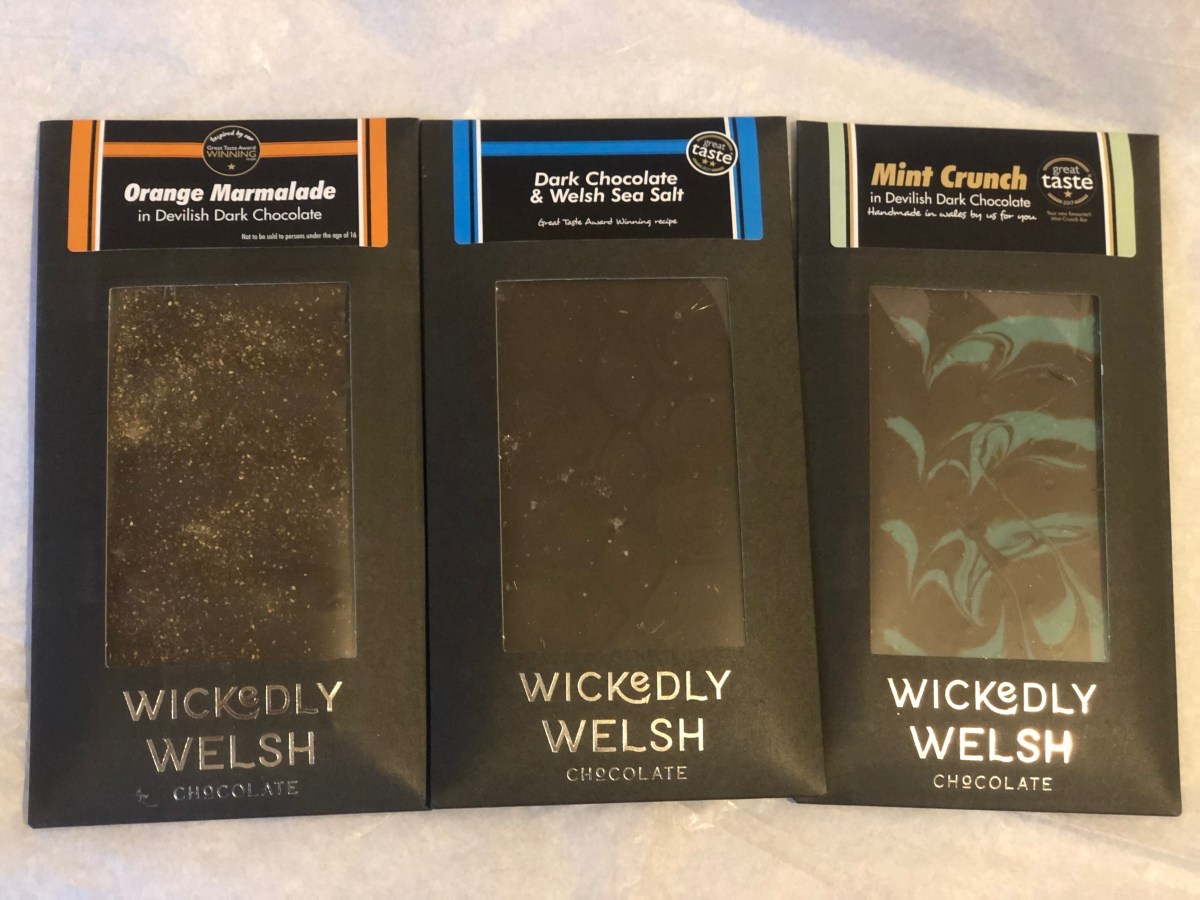 Wickedly Welsh Chocolate Great Taste Trio – The Review Studio