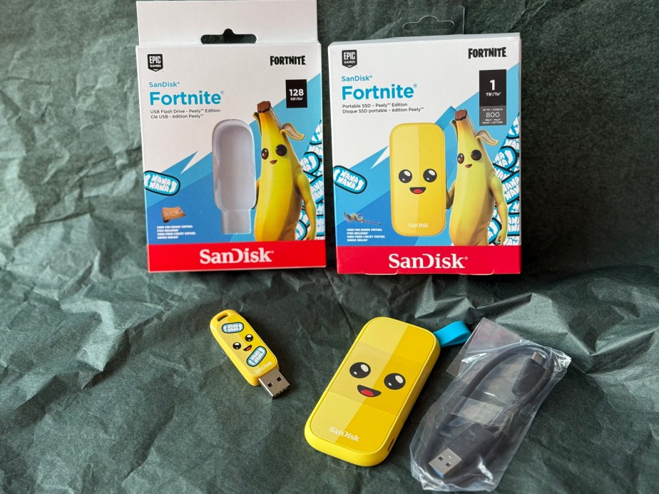 Fortnite Peely Edition USB Flash Drive and Portable SSD – The Review Studio